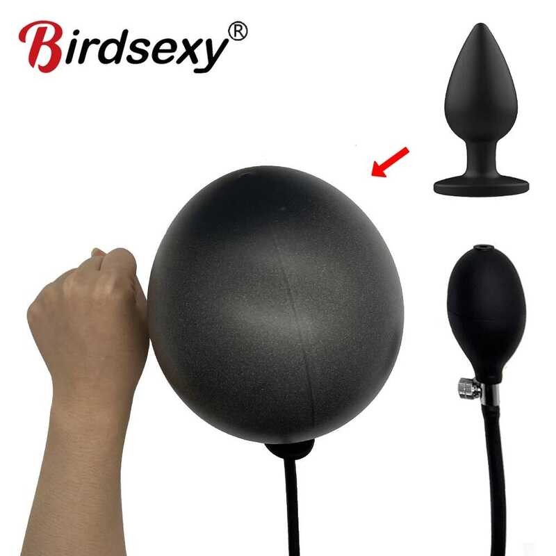 Iatable Plug Dilator Expandable Pump Butt Silicone Huge Anus Prostate ...