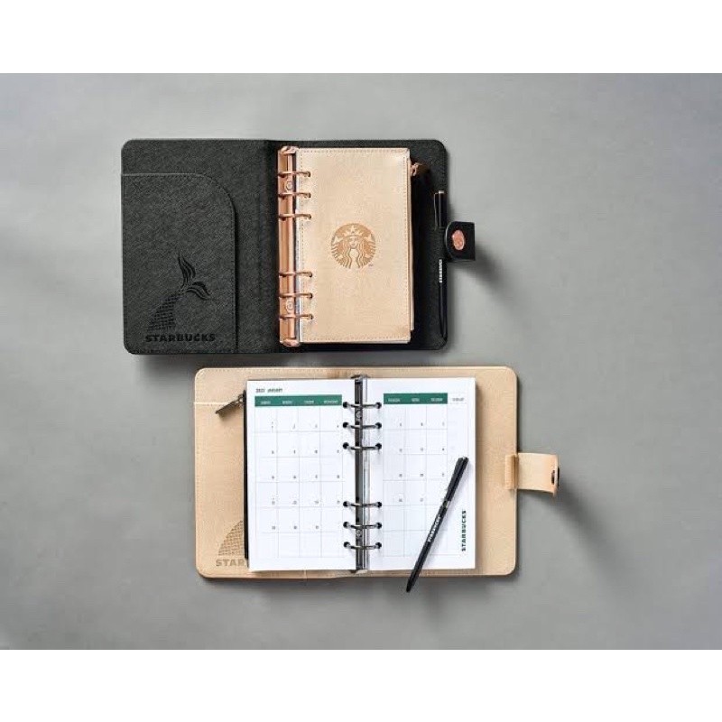 2023 Starbucks Planner (Black Planner/Gold Planner/Stainless Tumbler ...