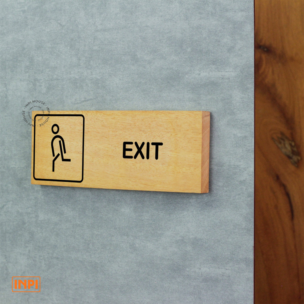 Exit signage - exit sign - wall sign - exit | Shopee Philippines