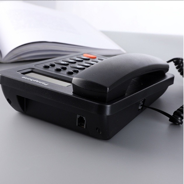 Caller ID Telephone Landline Phone Speaker Hands Free Desktop Telephone ...
