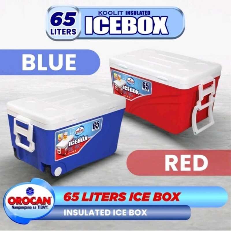 OROCAN BRAND COOLER BOX / ICE BOX CHEST INSULATED COOLER BOX 65-Liters ...