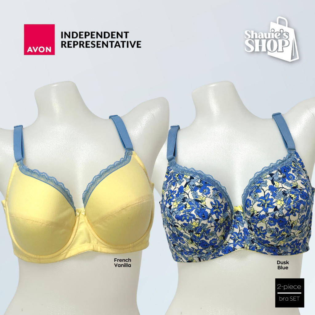 AVON Sola Underwire Full Cup Lace 2-pc Bra Set | Shopee Philippines