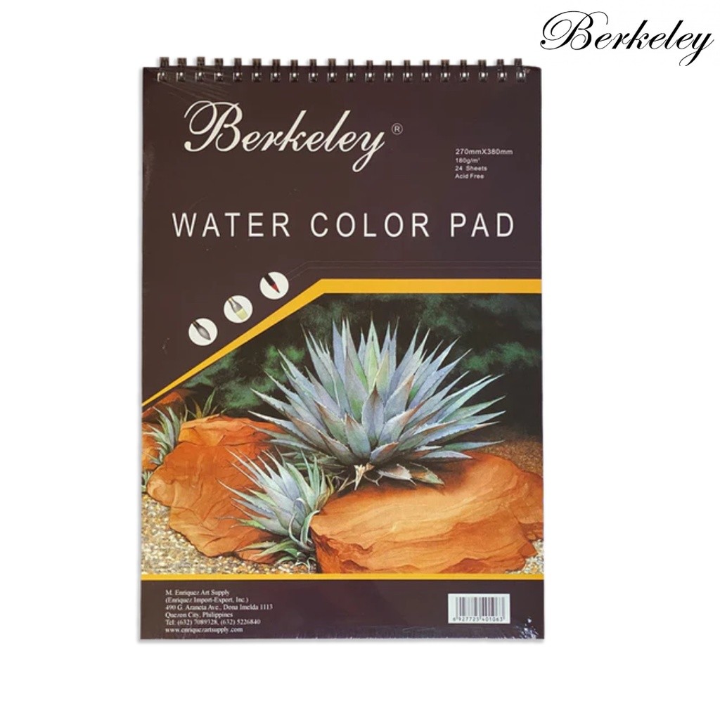 Berkeley Watercolor Pad 24 Sheets 180 Gsm Acid Free Paint Painting Art ...
