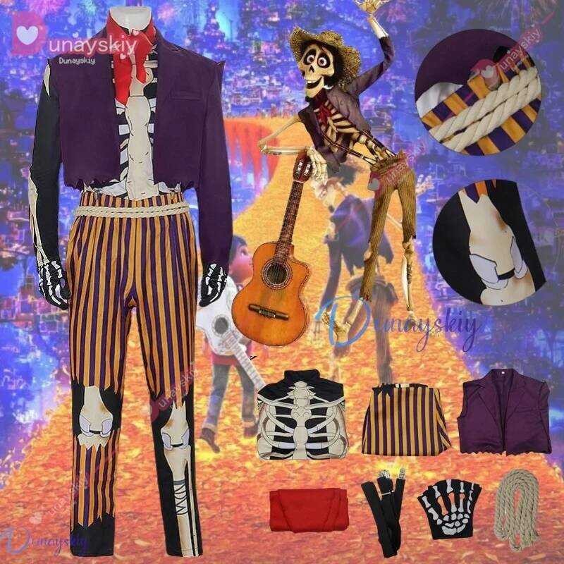 Xj Anime Hector Rivera Cosplay Costume Great-Grandfather Outfits Man ...