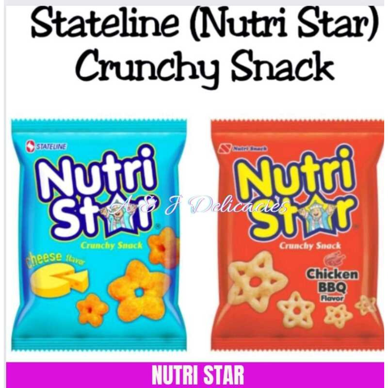 PACK OF 3 : Nutri Star Crunchy Snack Paborito ( 23G)Smallpack) 55F ...