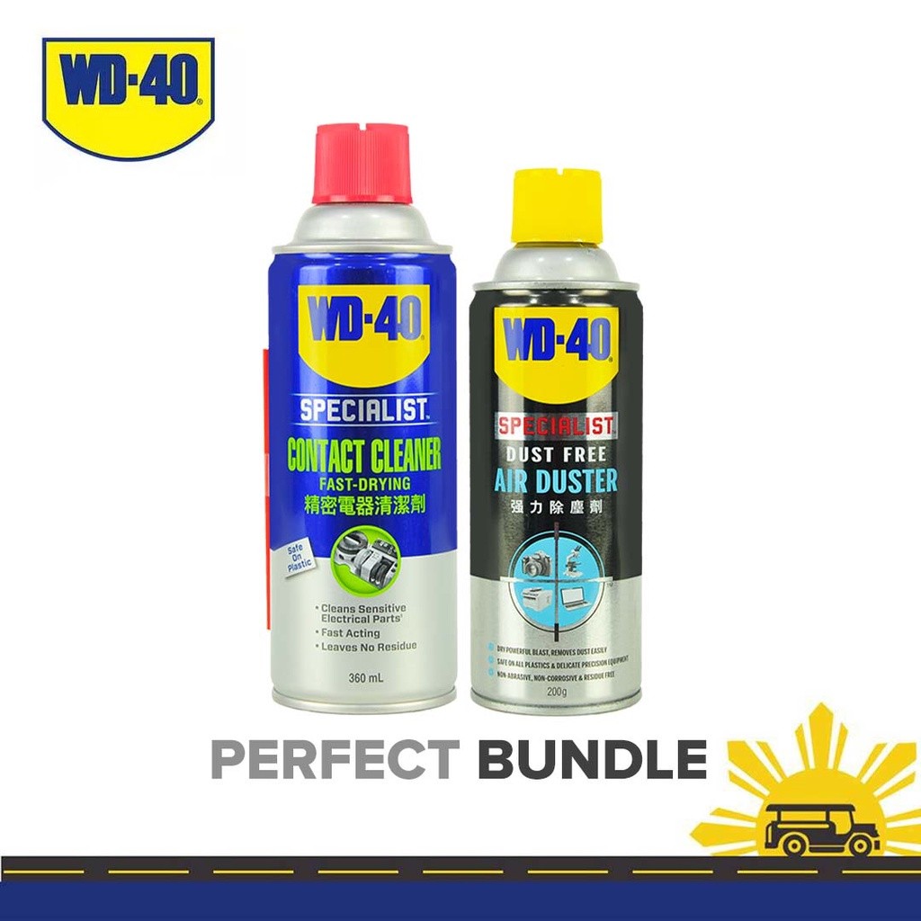 WD-40® Specialist Fast Drying Contact Cleaner 360ml + WD-40® Specialist ...
