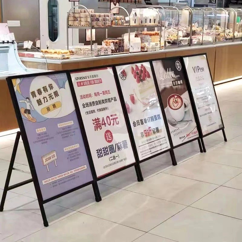 A Type Foldable Stand Signage / Floor Sign Sintra Board Menu Printing ...
