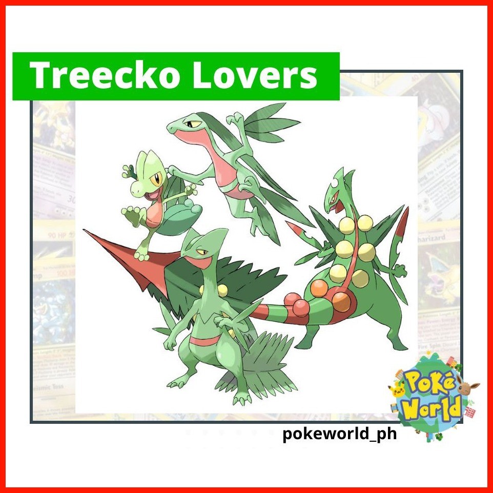 Treecko Grovyle Sceptile - Pokemon Starters (Leaf Type) - Singles ...