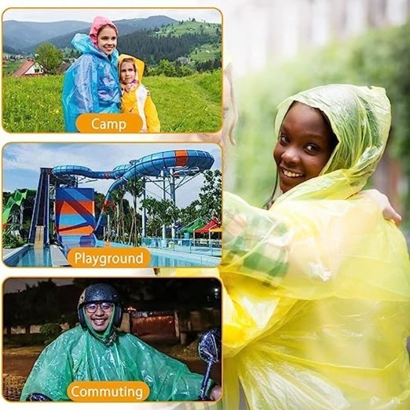 Foldable Raincoat in Ball Shape | Portable Emergency Rain Gear for ...