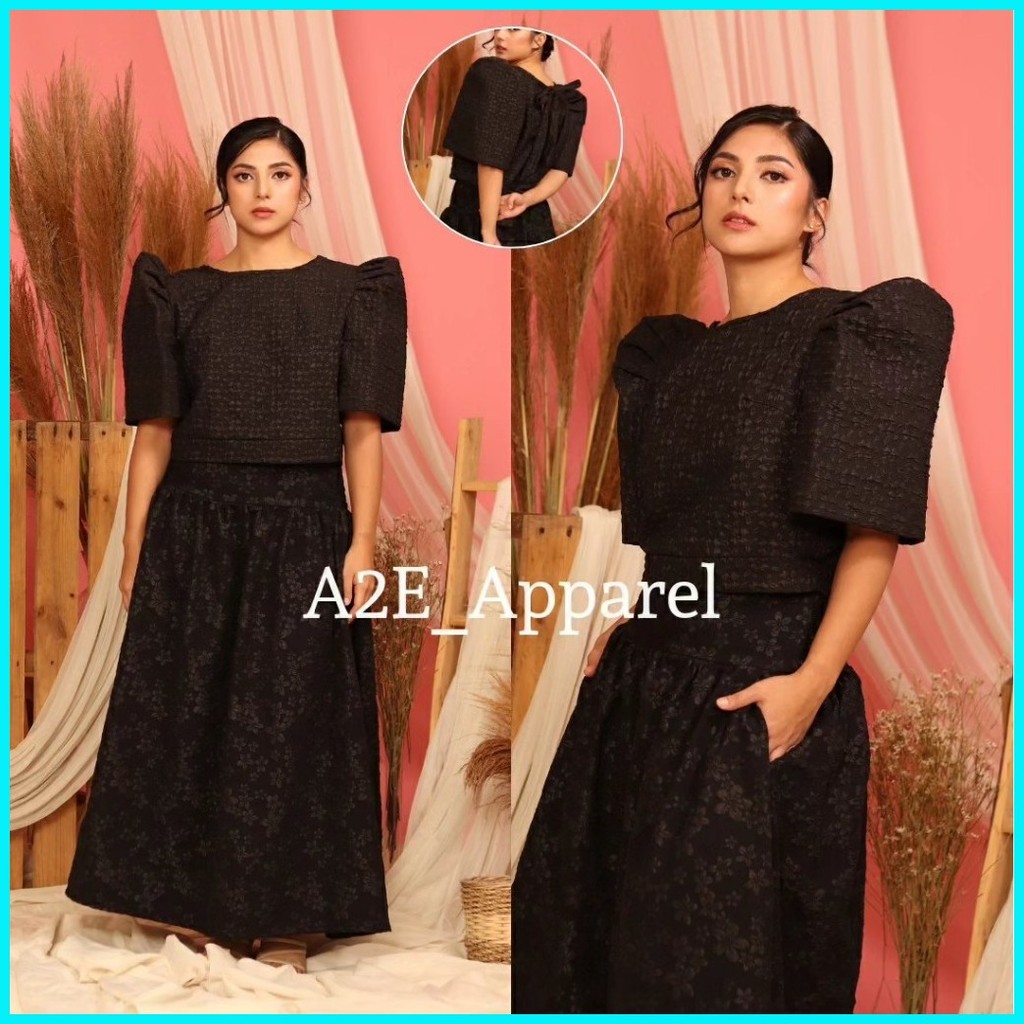 A2E | Mirabela Filipiniana Terno | Modern Filipiniana Terno Coordinates ...