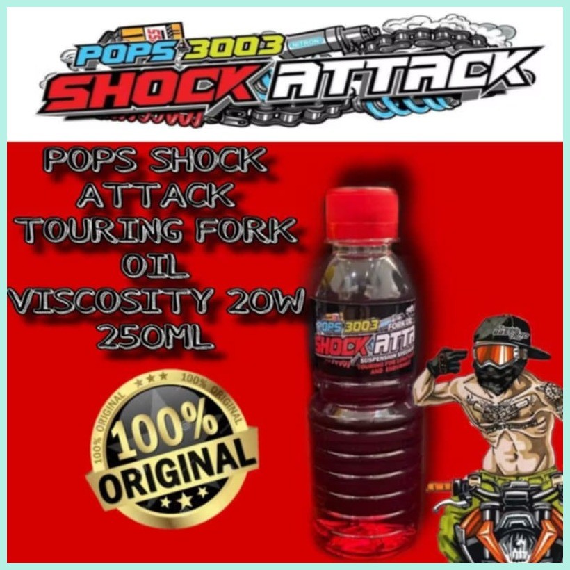 SUPER DRAG 250ML POPS SHOCK ATTACK FORK OIL Premium++ | Shopee Philippines