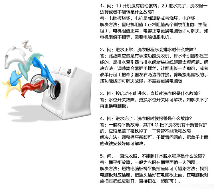 Yangzi Jiajie Automatic Washing Machine Computer Board XQB130-1588 Line ...
