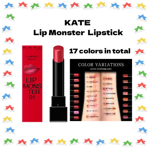 【DIRECT FROM JAPAN】KATE Lip Monster Lipstick 3g | Shopee Philippines