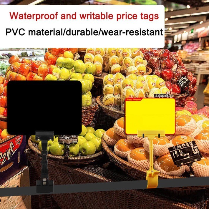 PVC Erasable Food Price Label Rewritable Waterproof Supermarket ...