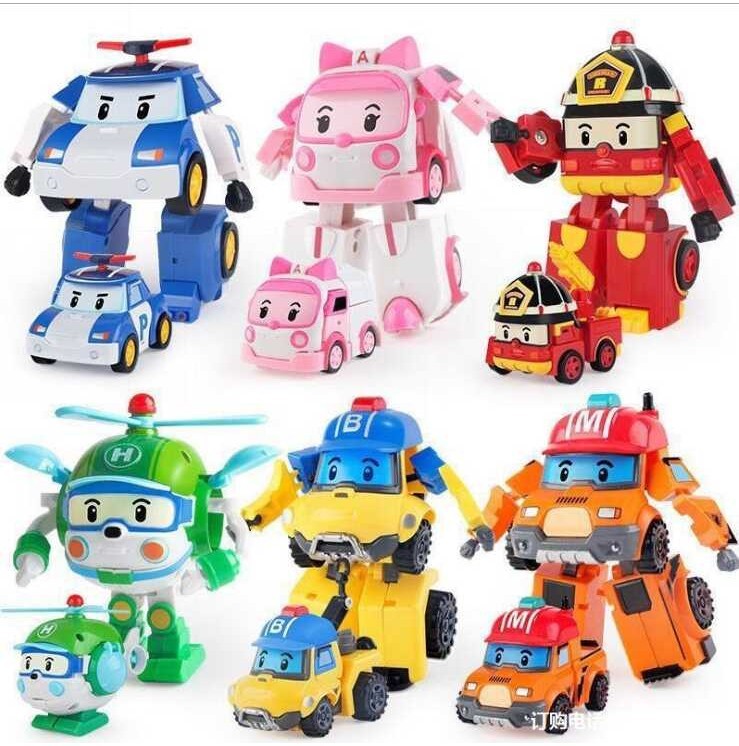Deformation Robo kotse Set Poli Transformer Robot Car Laruan Para sa ...