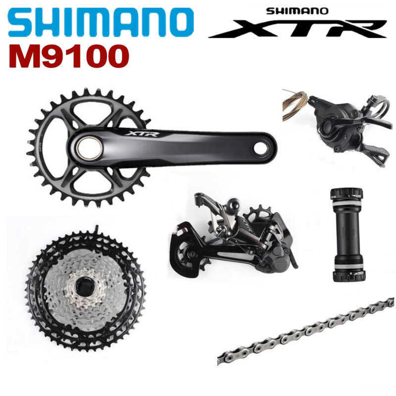 662 M9100 Shimano XTR 12 Speed Groupset 165Mm 170Mm 175Mm Crankset ...