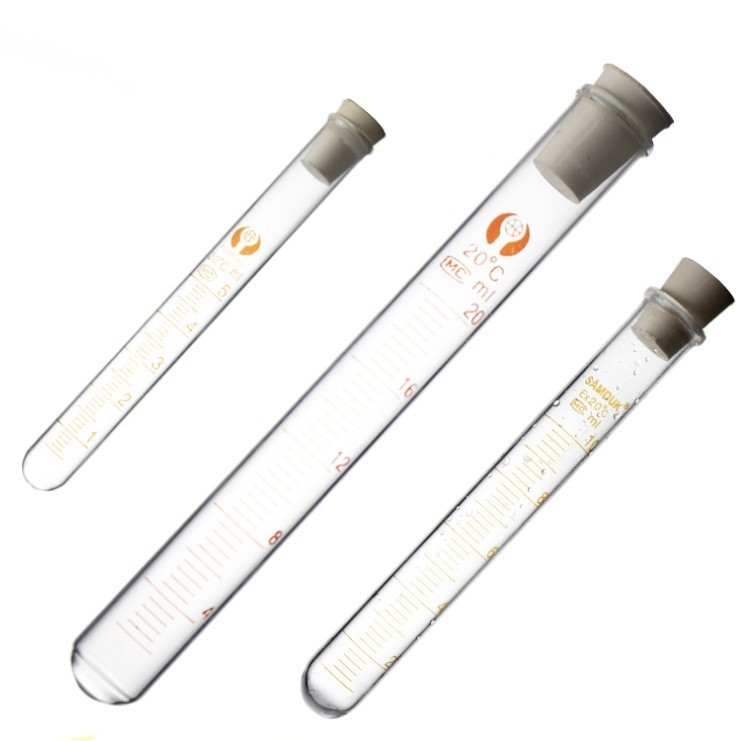 Glass Graduated Test Tube with Rim 5ml 10ml 15ml 20ml 25ml 50ml 100ml ...