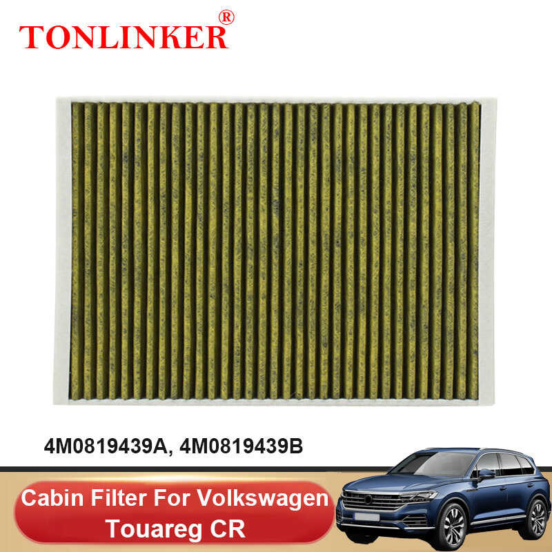 Cabin TONLINKER Filter 4M0819439b Para Sa VW Touareg CR 2018 2019 2020 ...