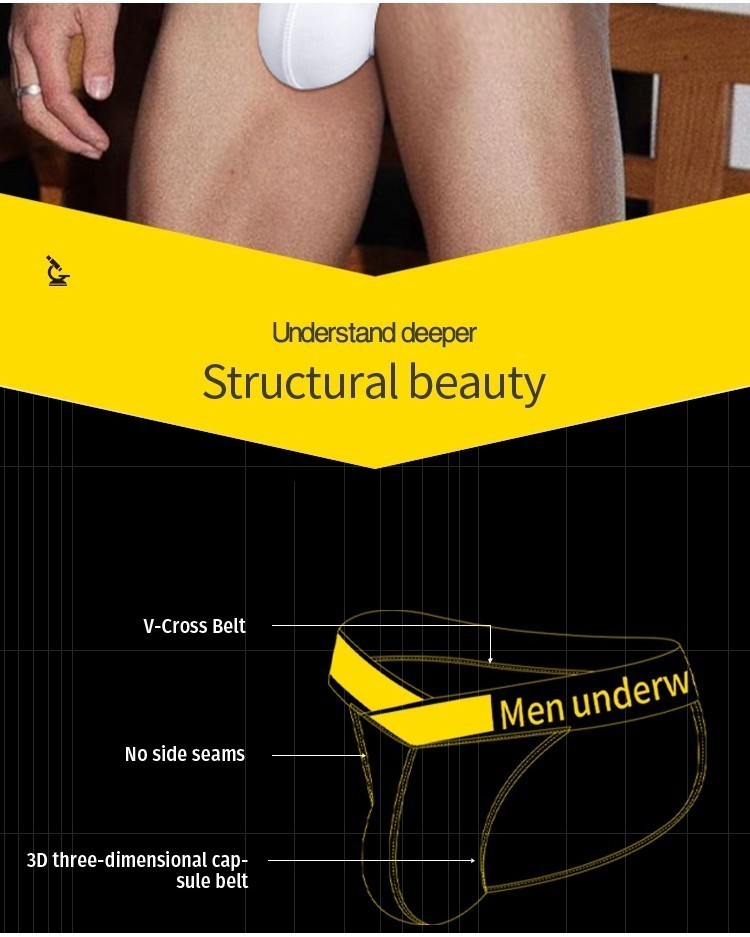 High Quality Modal Man Underwear V-Shaped Ultrathin Breathable ...