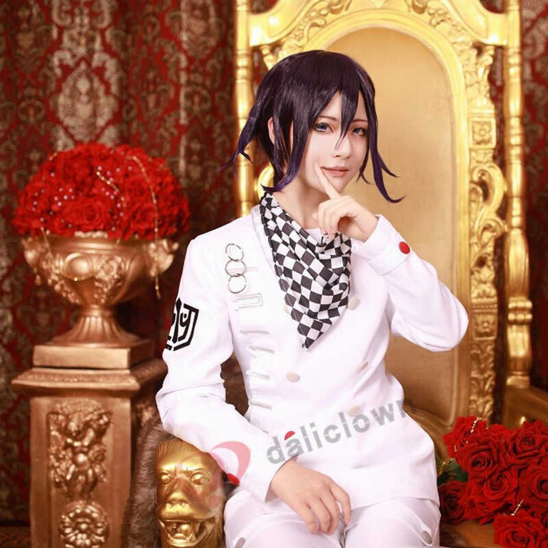 V3 Danganronpa Kokichi Ouma Cosplay Costume Japanese Anime Game School ...