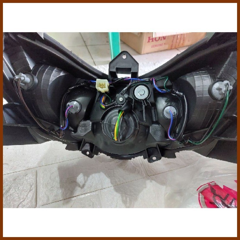 ☪ headlight assy for mio soul I 115 w/bulb & wiring (1kp-h4300-00 ...