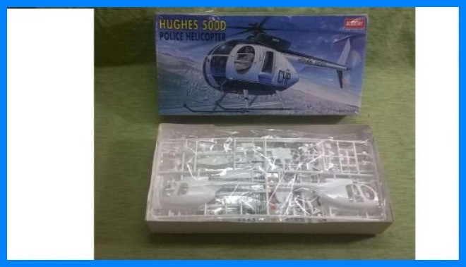♥ Hughes 500D Police Helicopter Scale Model Kit | Shopee Philippines