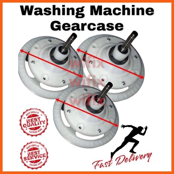 ☪ ║ WASHING MACHINE GEAR CASE PULLEY (10T, 11T, SANYO, SHARP, EUREKA ...