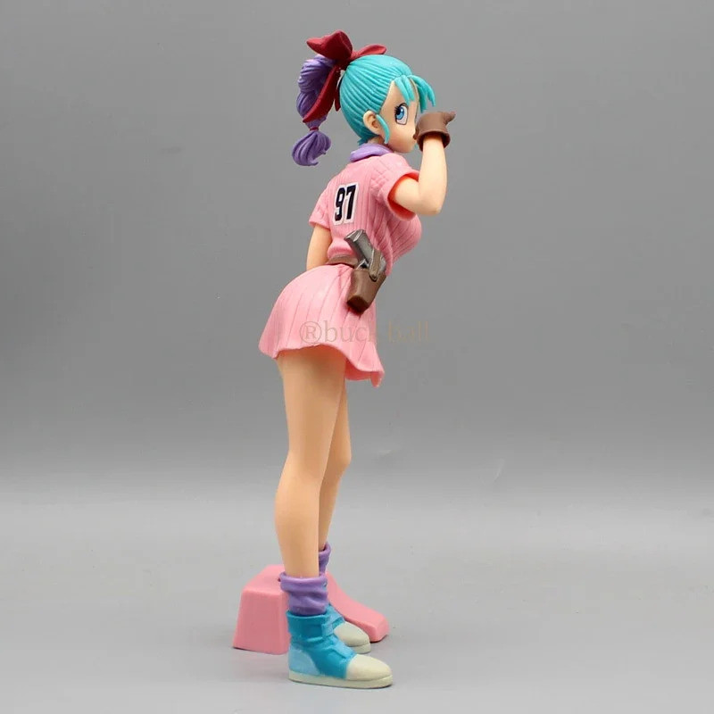 01 25Cm Dragon Ball Z Anime Bulma Radar Kawaii Girl Action Figure Pvc ...