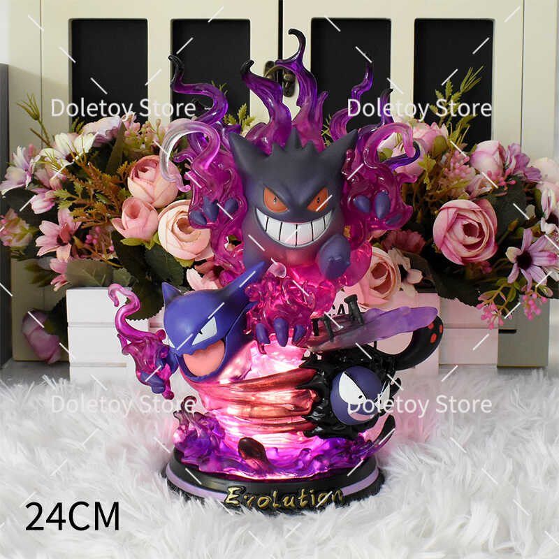 C Lighten Figure With Special Effects Charizard Mewtwo Gengar Three ...