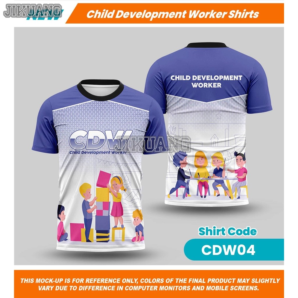 2025 CDW CHILD DEVELOPMENT WORKERS Jersey Dryfit Shirt - Full ...