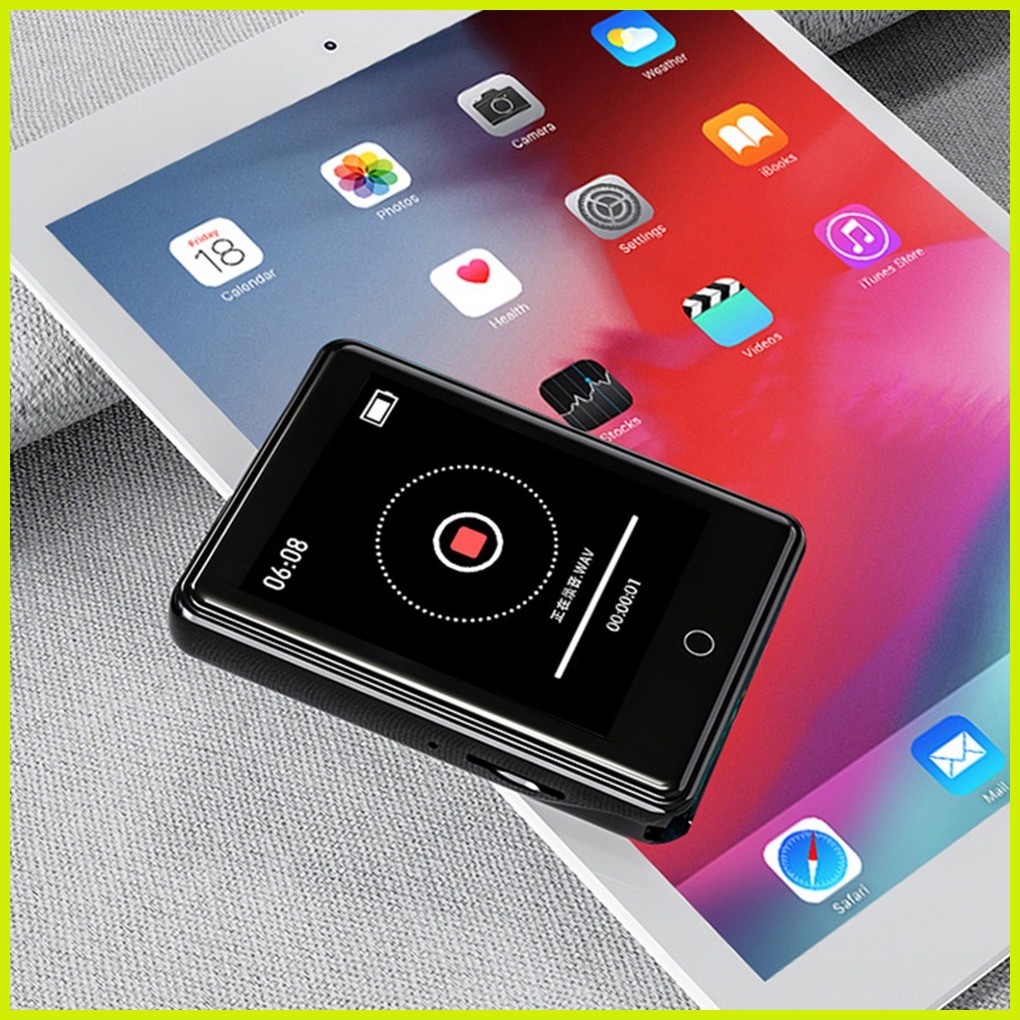 2.0 Touch Screen Bluetooth MP3 Player Portable Audio Music Video Player ...