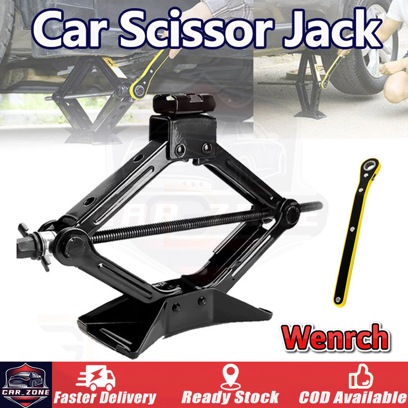 1Ton Automotive jack Mechanical Saving Scissor Jack Rocker Jack Car ...