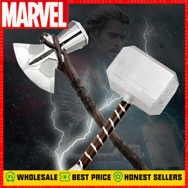 Anime ☆ New Figure Hatchet Axe Captain America Shield Cosplay Thor ...