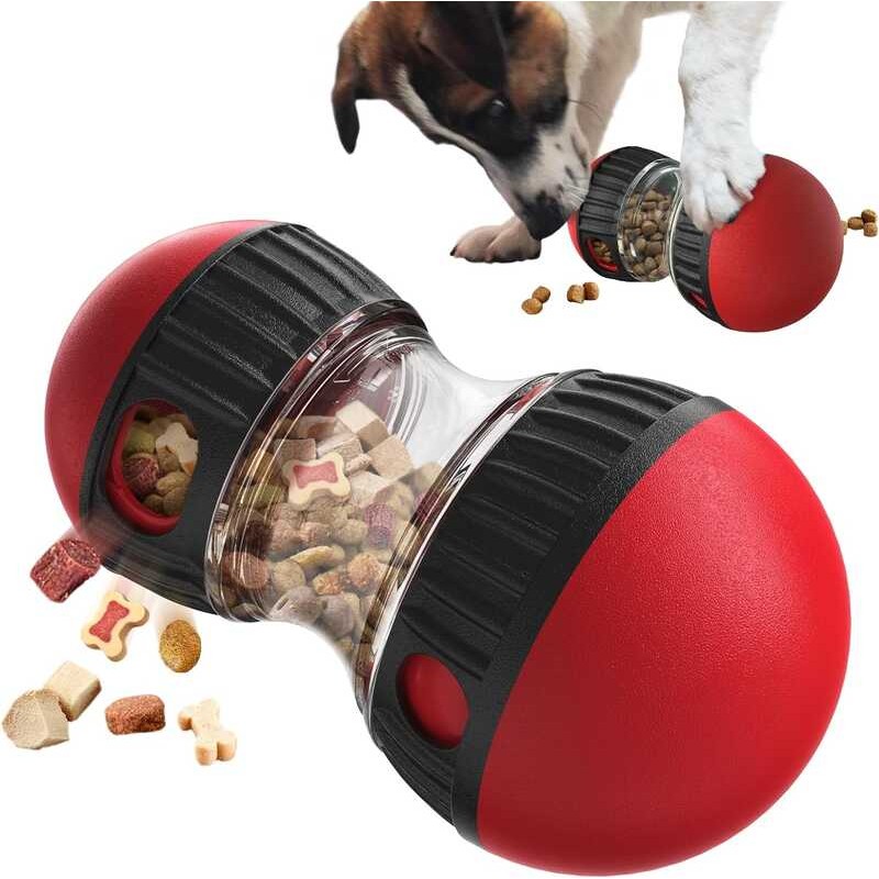 BSISUERM Puzzle Adjustable Treat Dispensing Food Dispenser Slow Feeder ...