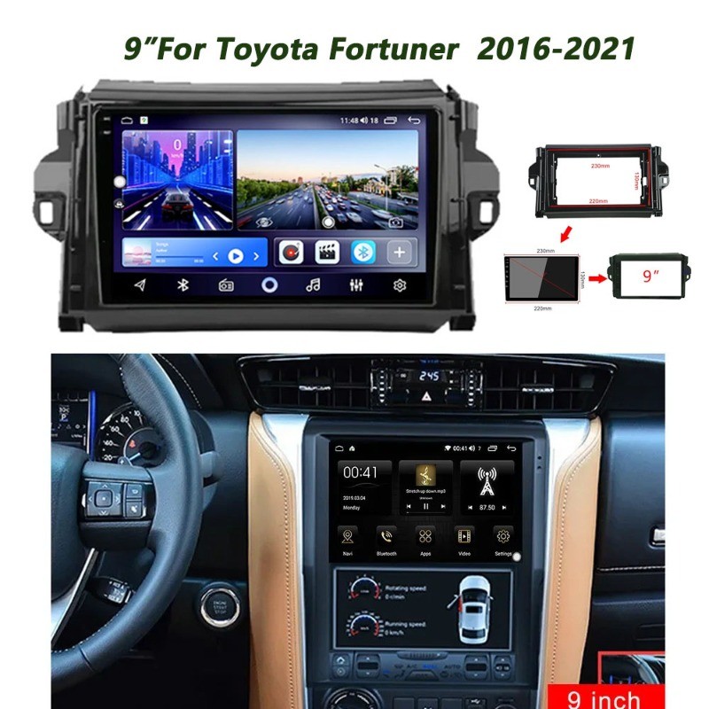 (8GB+128GB ) Evean 9"inch Car Stereo Android Player For Toyota Fortuner ...