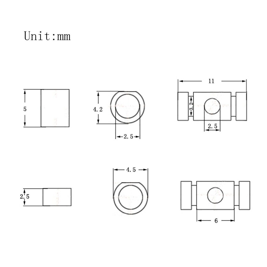 2 PCS Electric Guitar Roller String Retainers String Guide Strings Trees Silver | Shopee Philippines