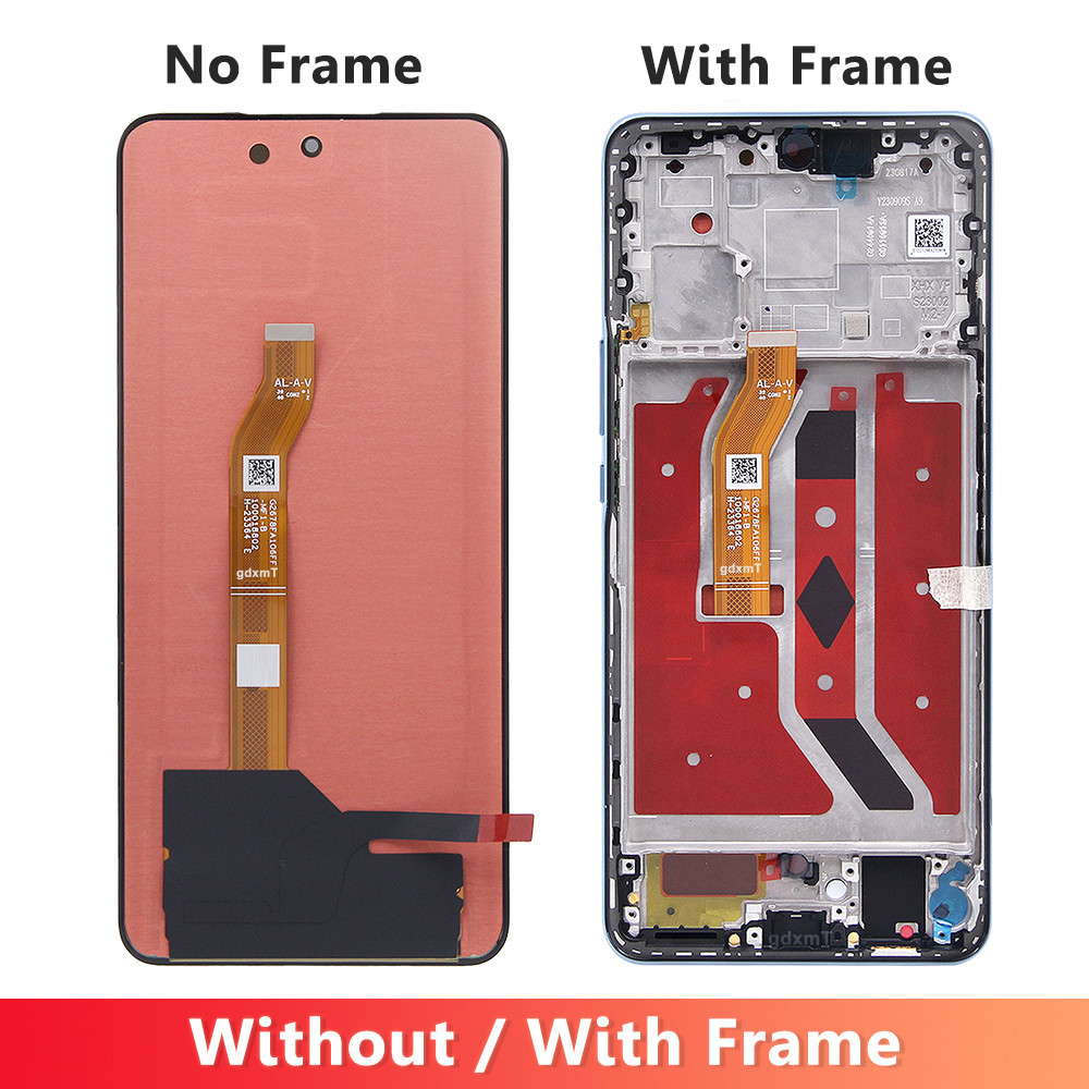 6.78" AMOLED Display For Honor X9B 5G ALI-NX1 LCD Display Touch Panel ...