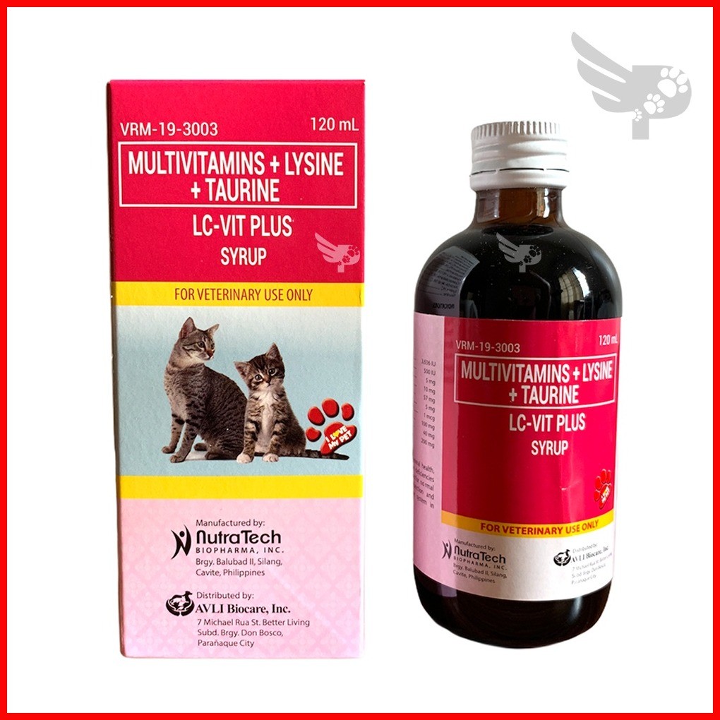๑ ♂ LC Vit Plus 120ml - NutraTech - Vitamins for Cats - petpoultryph ...