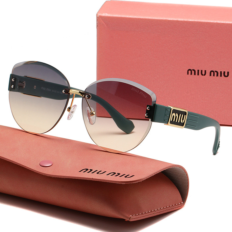 Mga Baso Ng Araw COD 2025 the new Rimless Sunglasses Unisex High ...