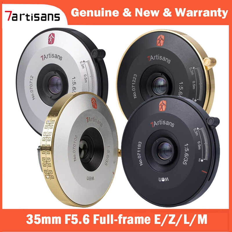 7Artisans 35Mm F5.6 Buong Frame Manual Ultra Thin Pan Lens Para Sa L ...