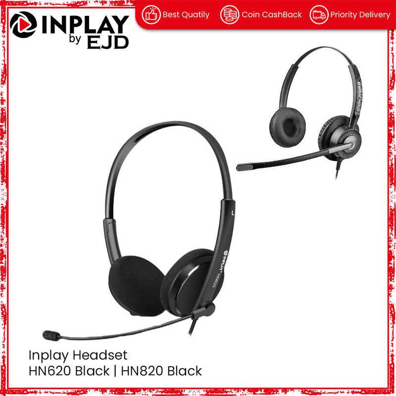 Inplay Hn620 | Hn820 Noise Cancelg Headset | Inplay By EJD | Shopee ...
