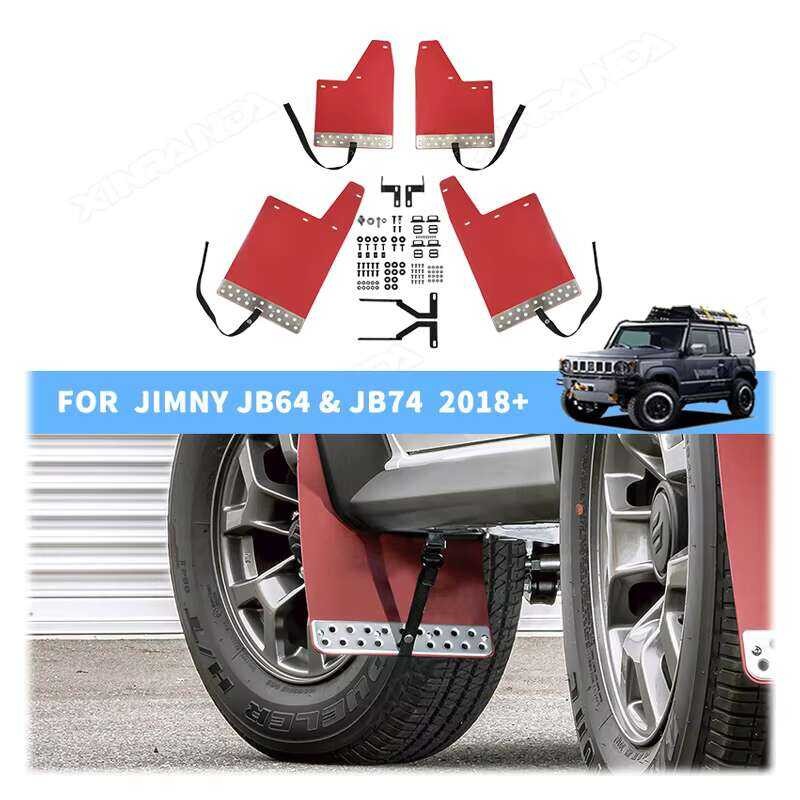 Suzuki Jimny Jb64 Jb74 Premium 4X4 No Logo Red Rubber Mud Flaps Car | Shopee Philippines