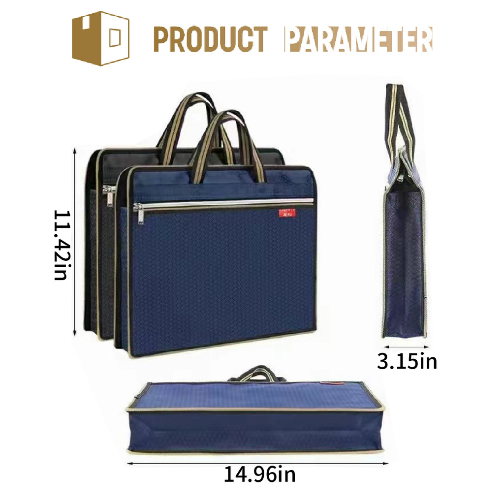 Large Capacity Documents Bag Handbag Waterproof Document File Paper ...