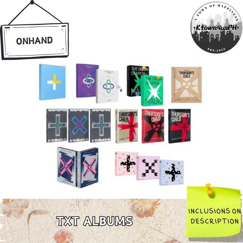 [Unsealed] TXT Albums (Blue Hour, Magic, Thursday Child, Fight Or ...