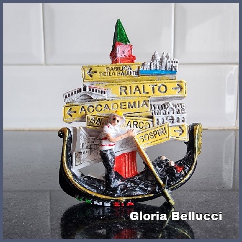 ∟ Venezia italy souvenir Magnetic fridge Decoration Patch By Venice ...