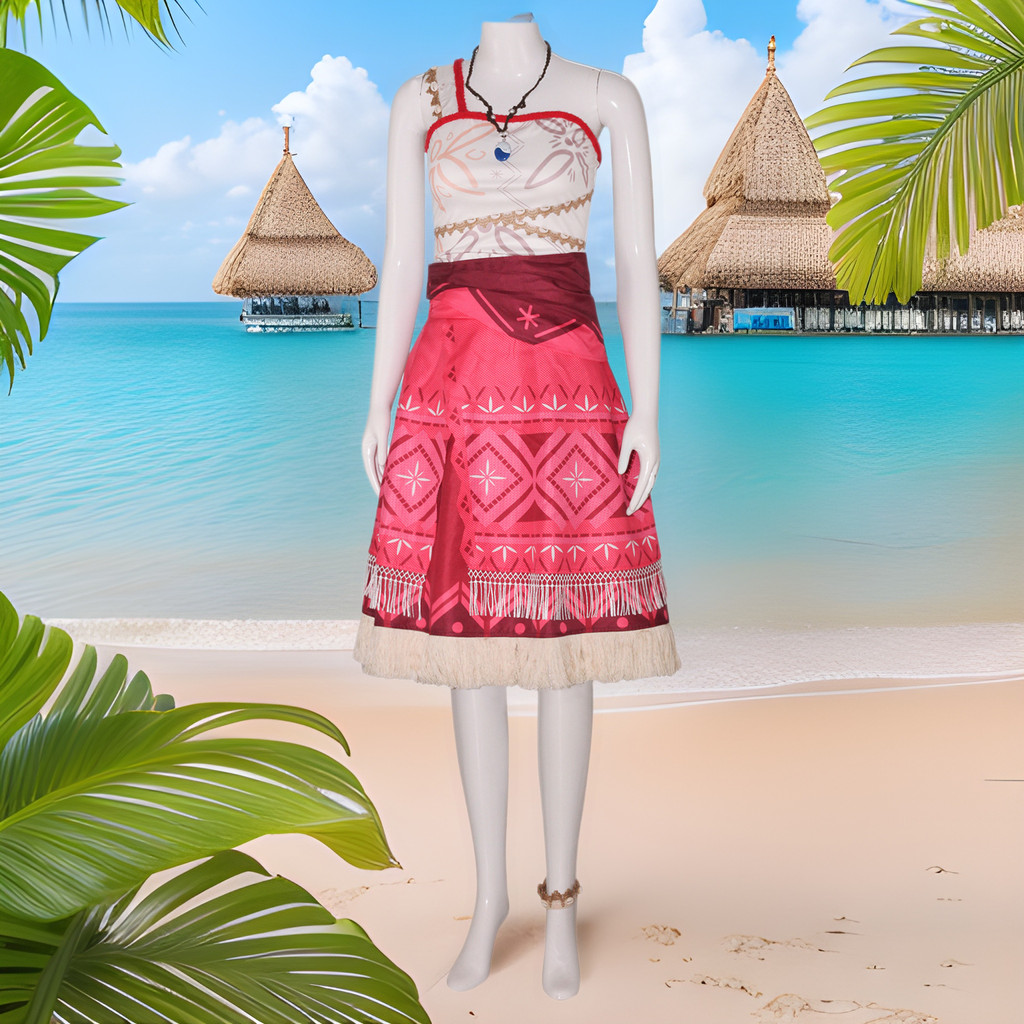 Party Shows Performance Costume Ocean 2 Cosplay Moana Costume Set Moana ...