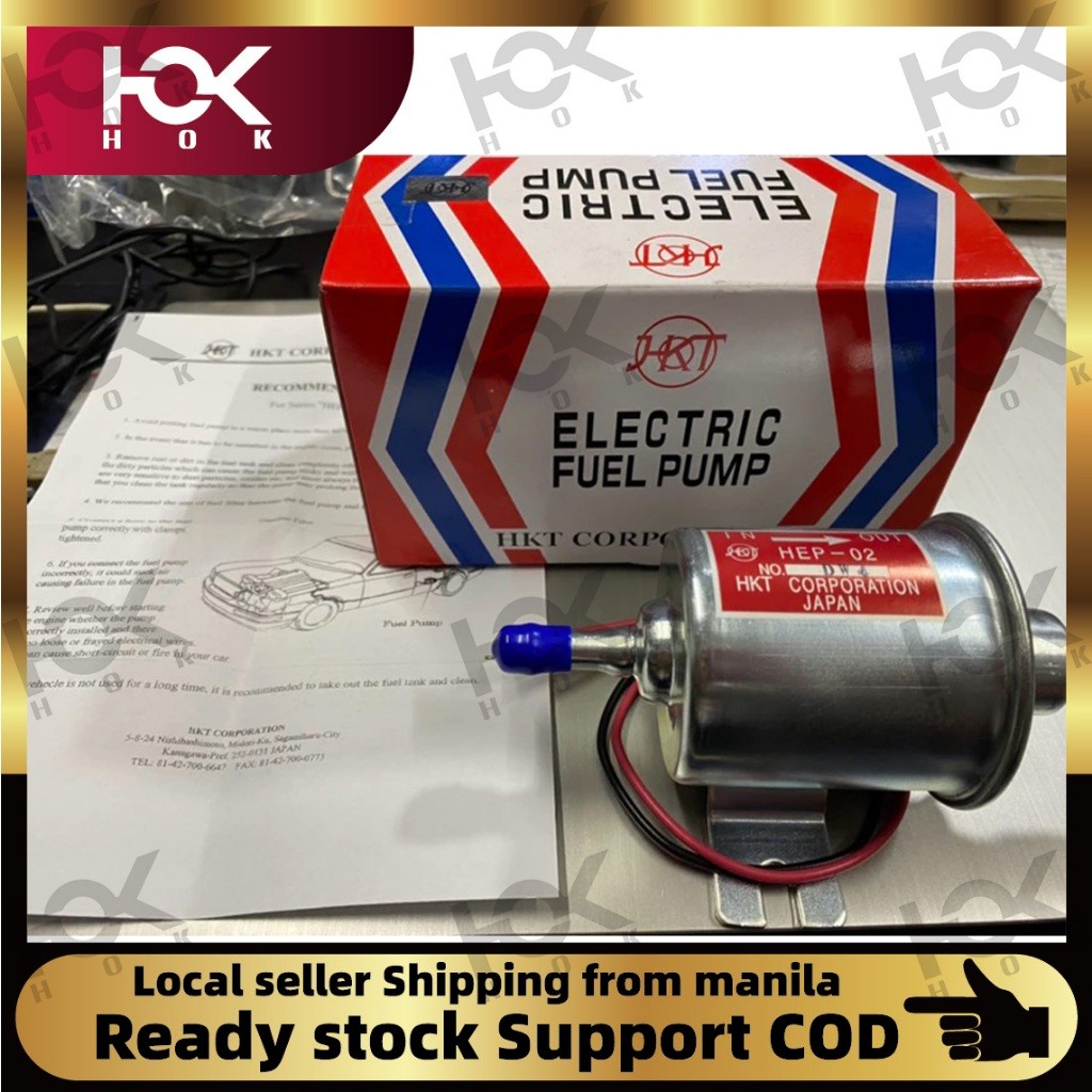 HKT Electric Fuel Pump HEP-02 F6A F5A Suzuki Multicab HKT JAPAN ( GENUINE ) | Shopee Philippines