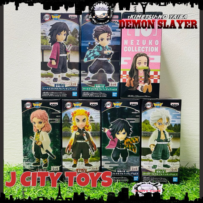 Demon Slayer WCF World Collectible Figure Sanemi Giyu Nezuko | Shopee ...
