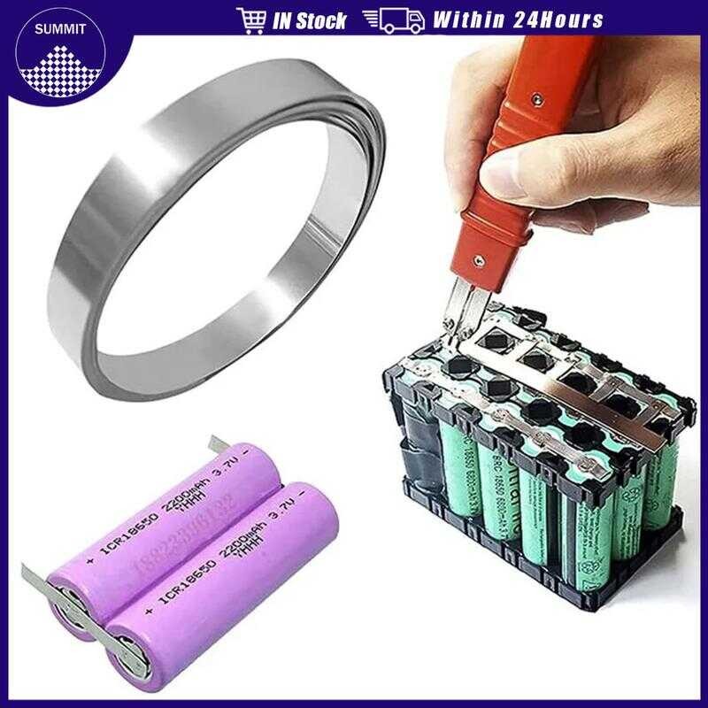 18650 Li-Ion Battery Plate Plated Strip Connector 10M Nickel Sheet Spot ...