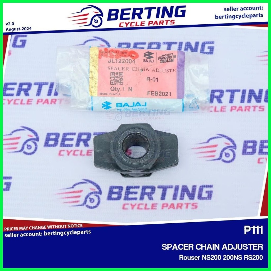 SPACER CHAIN ADJUSTER Rouser NS200 200NS RS200 Genuine JL122004 ...
